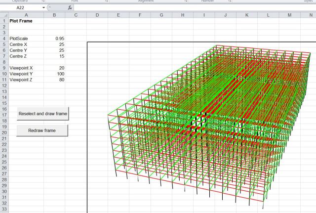 3DFrame – 3D Frame analysis for Excel | Newton Excel Bach, not (just ...