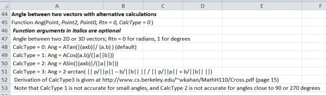 Precise Angles and XNumbers | Newton Excel Bach, not (just) an Excel Blog