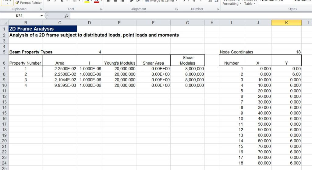 Using Frame4 for truss analysis | Newton Excel Bach, not (just) an ...