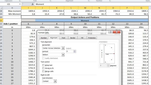 Moving Load Spreadsheet – update and how to use | Newton Excel Bach, not (just) an Excel Blog