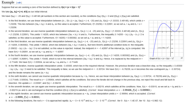 Brent’s Method; Update and Examples | Newton Excel Bach, not (just) an ...