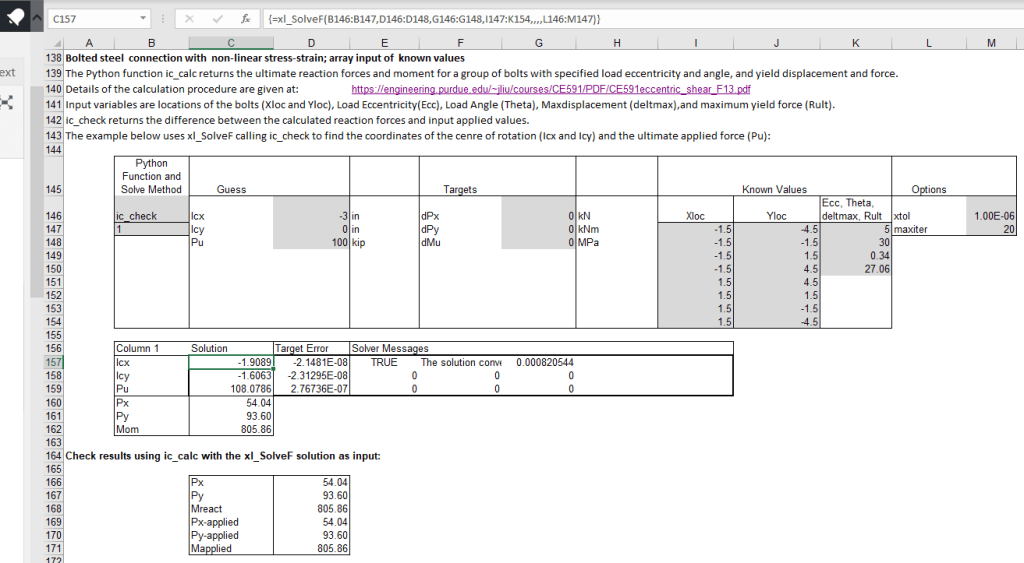 More SciPy Solvers | Newton Excel Bach, not (just) an Excel Blog