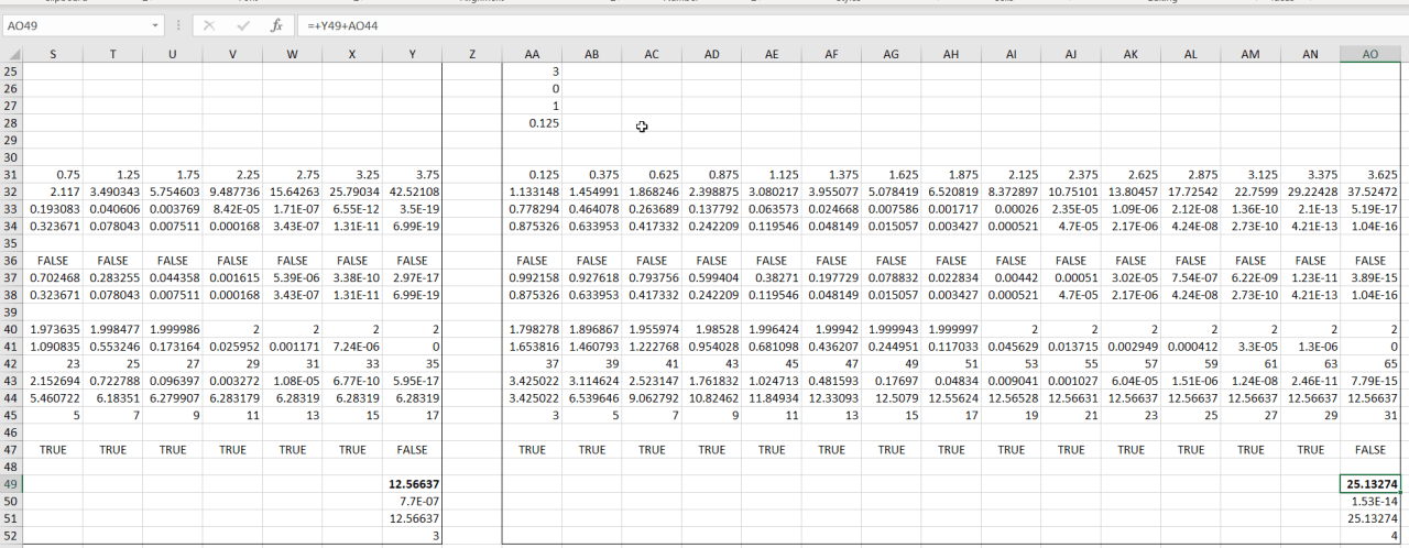 Numerical integration with on-sheet calculations | Newton Excel Bach ...