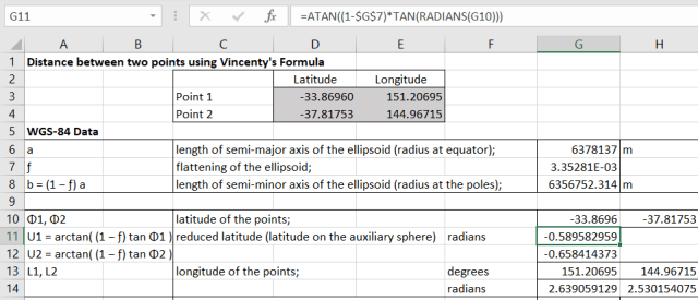 Spherical Geometry and Vincenty’s Formulae | Newton Excel Bach, not ...
