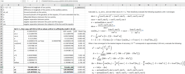 Spherical Geometry and Vincenty’s Formulae | Newton Excel Bach, not ...