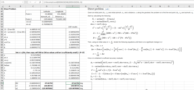 Spherical Geometry and Vincenty’s Formulae | Newton Excel Bach, not ...