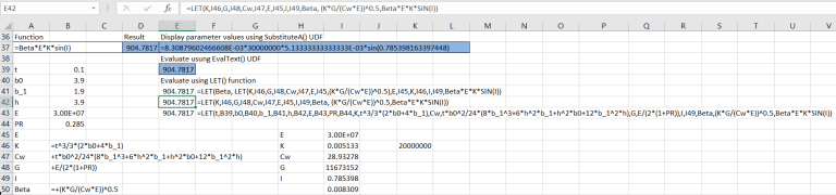Eval and Let examples | Newton Excel Bach, not (just) an Excel Blog