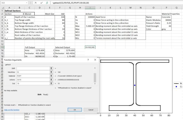 SectionProperties update | Newton Excel Bach, not (just) an Excel Blog