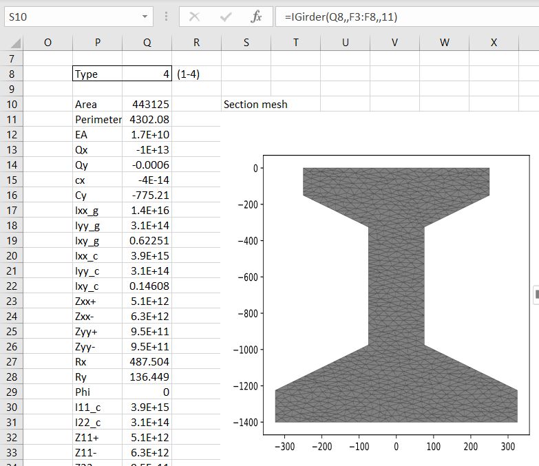 SectionProperties update update | Newton Excel Bach, not (just) an ...